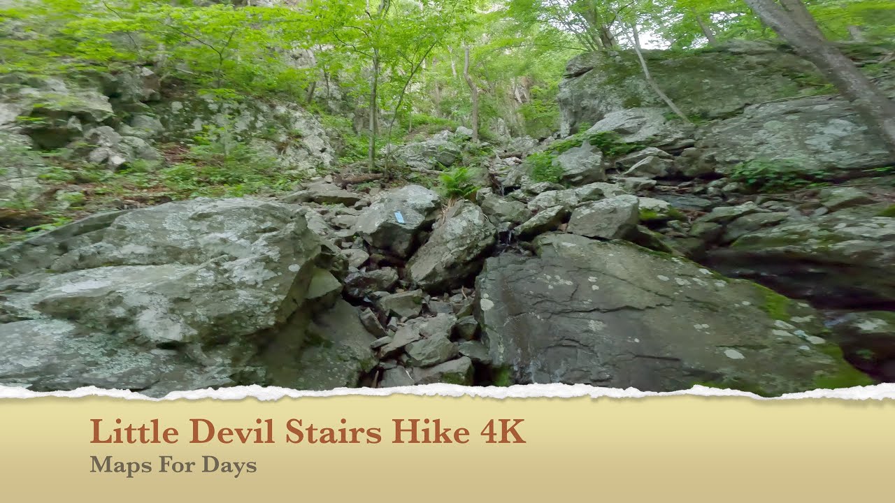 Hike Up Little Devil Stairs with Asmr Water Sounds & Songbirds In 4k ...