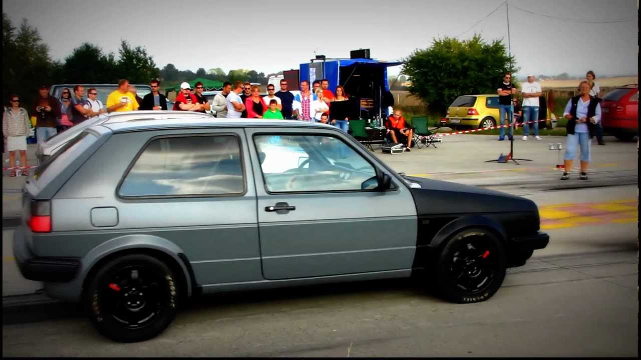 Golf 2 R32 TURBO 550HP 4x4 - Hoskovice 2011 - YouTube