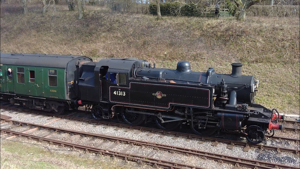Bluebell Railway Branch Line Gala - Sat 15th March 2025 - 41313 Ivatt ...
