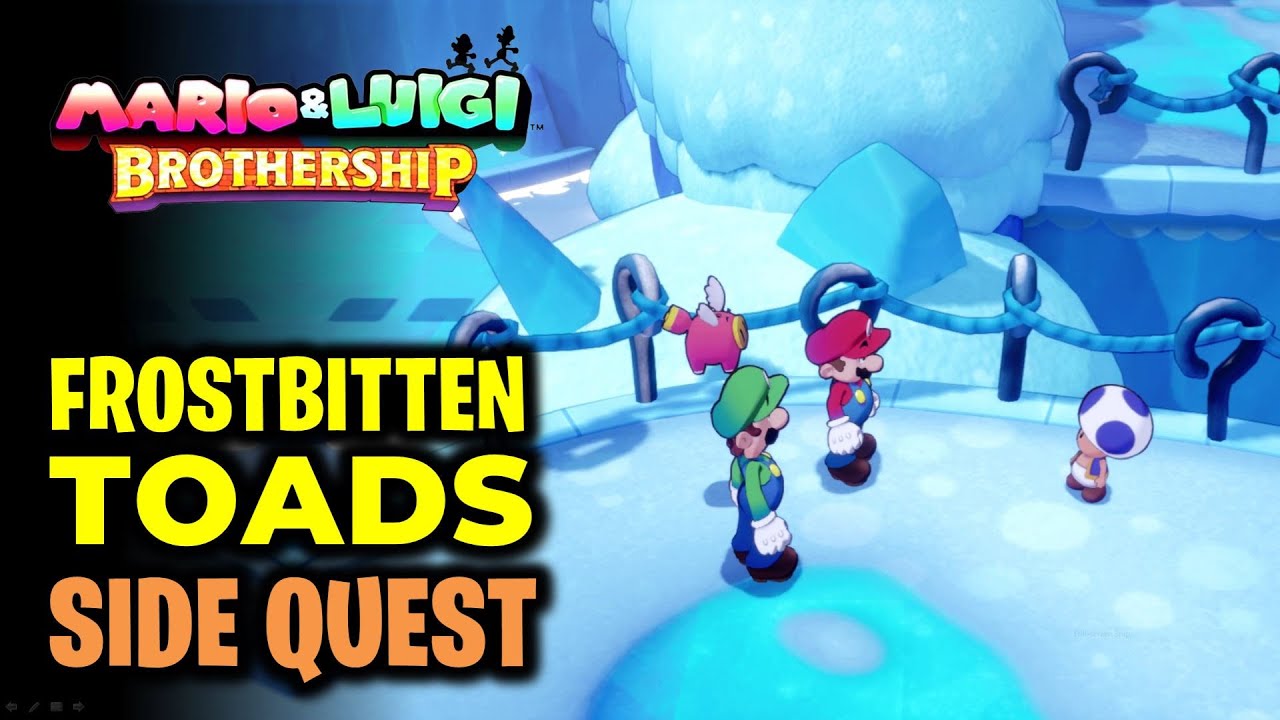 Frostbitten Toads Side Quest - Find Food and Shelter | Mario & Luigi Brothership - YouTube