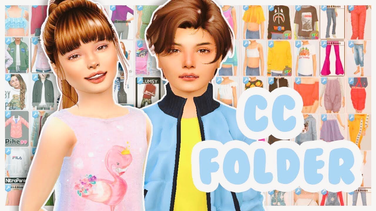 4GB KIDS CC FOLDER🐰 The Sims 4: Kids/Child cc folder (Custom Content ...