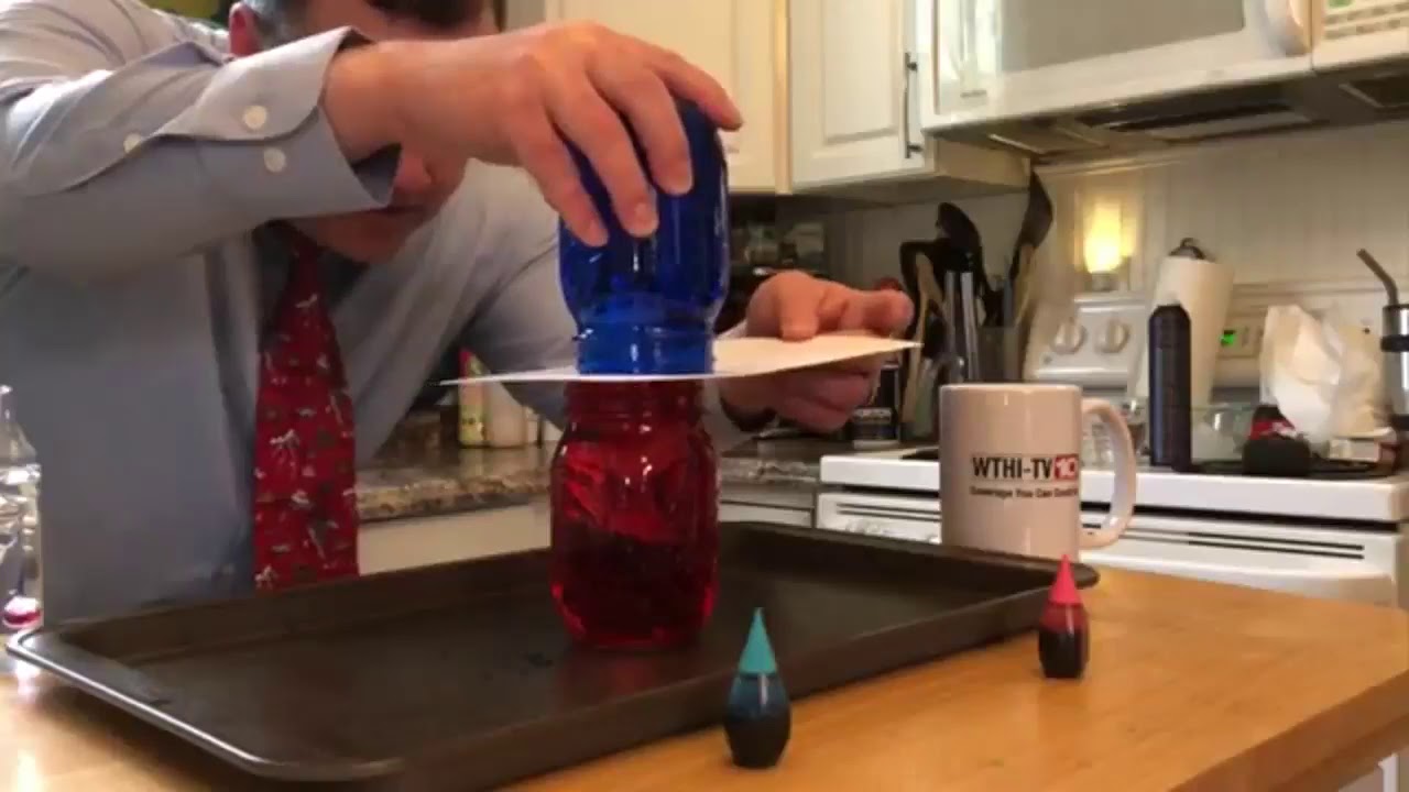 Storm Team Experiment: Cold air vs. Hot air - YouTube