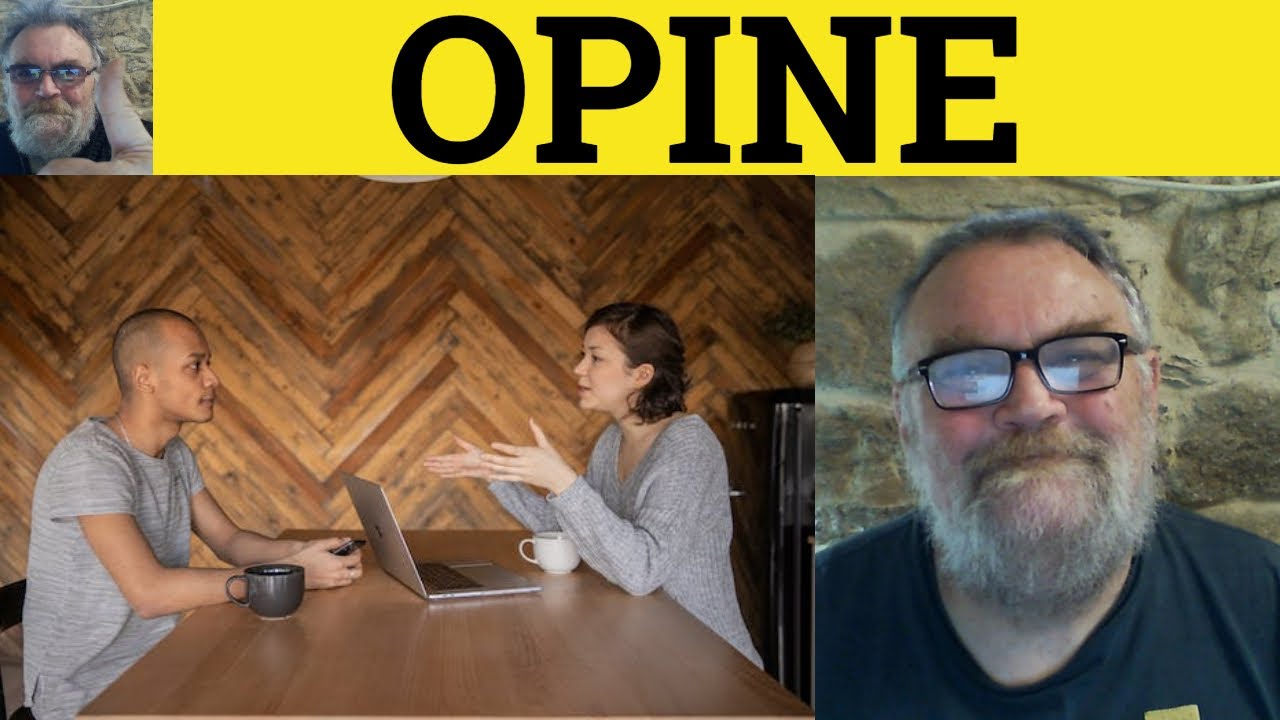 🔵 Opine Meaning - Opine Defined - Opine Examples - Formal Vocabulary ...