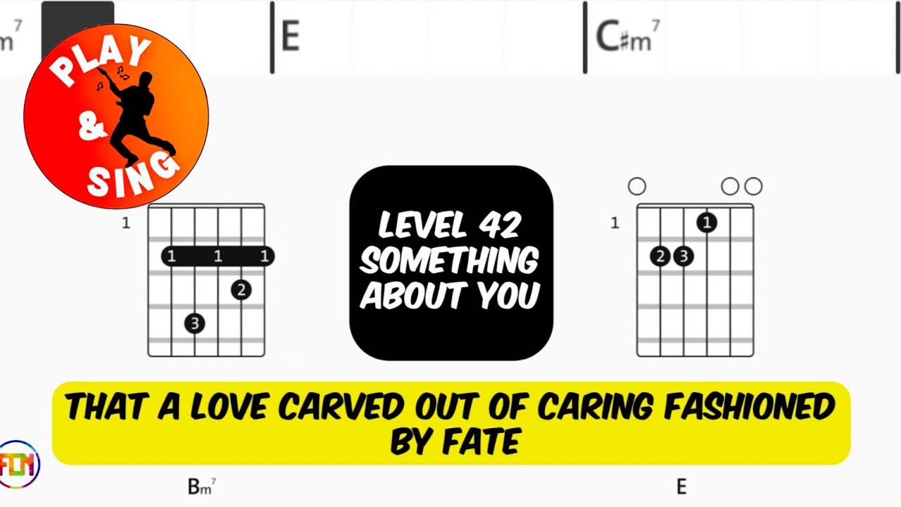 LEVEL 42 Something About You FCN GUITAR CHORDS & LYRICS - YouTube