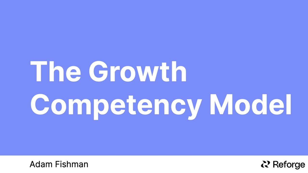 Preview Of The Growth Competency Model - Adam Fishman - YouTube