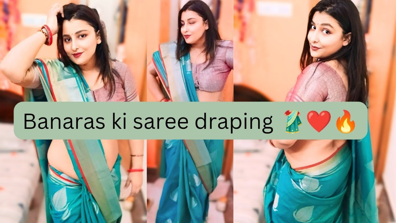 Mastering Fashion: Modern Banarasi Saree Styles|ultra low waist Saree ...