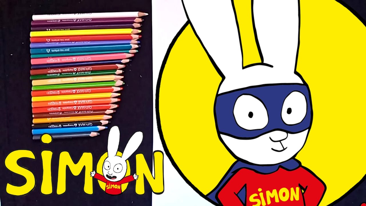 How to draw and Color # 113 Simon / Dessiner et colorier Simon le petit ...