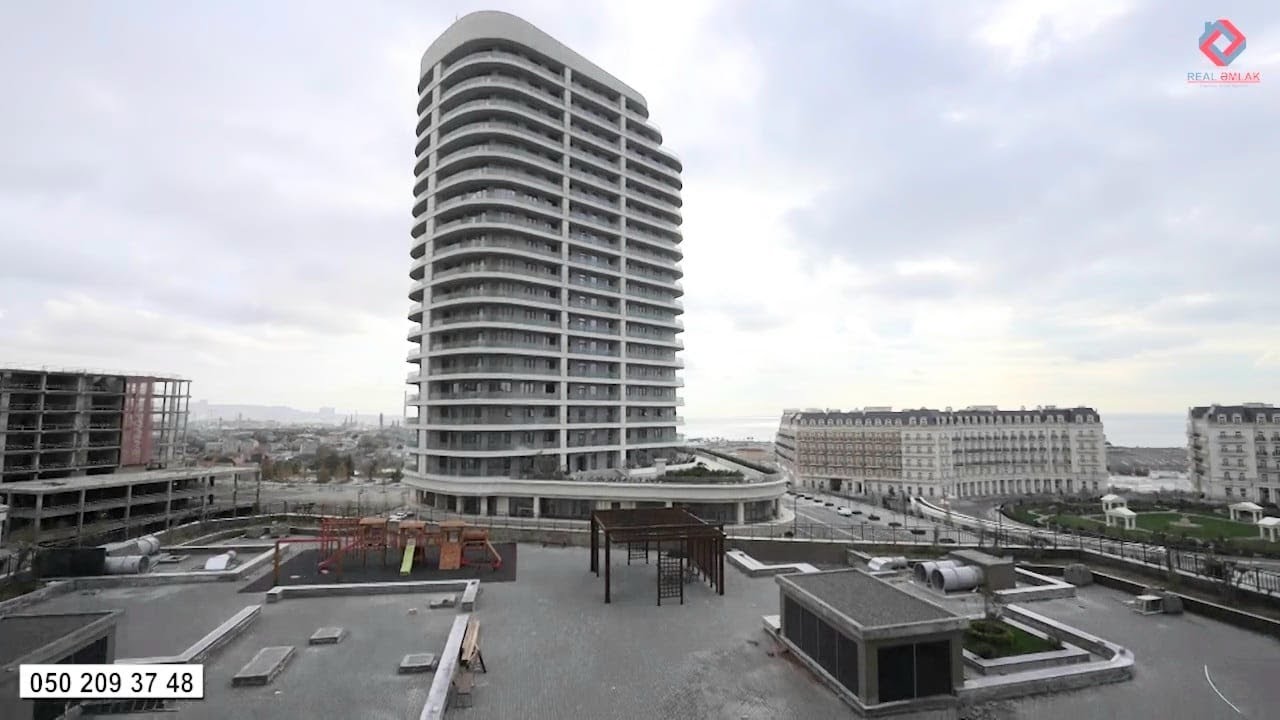 Ağ Şəhərdə, "Raffle Tower", Super Təmirli, 2 otaq, 65 m², 255.000 AZN ...