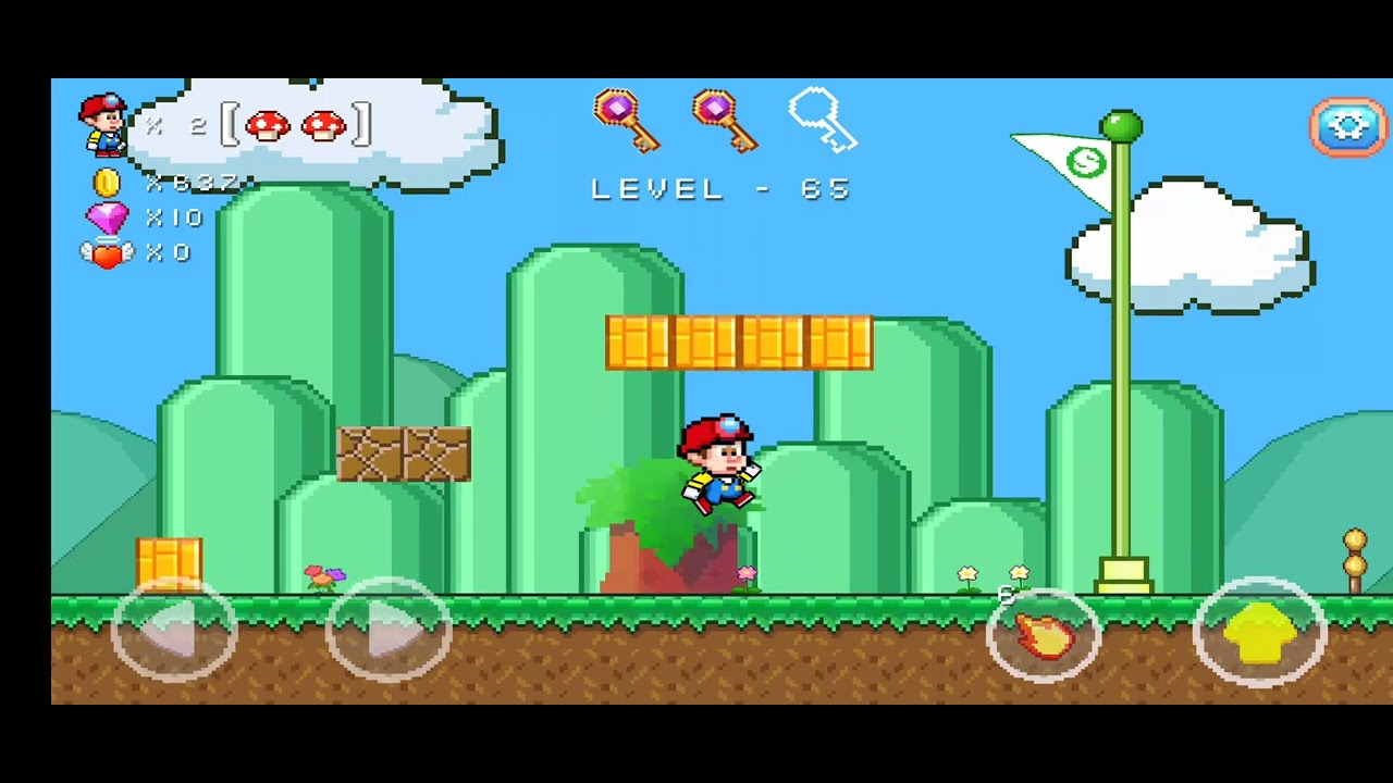 Super Bros World 1985 gameplay Walkthrough level 65 - 66 (İOS -Android ...