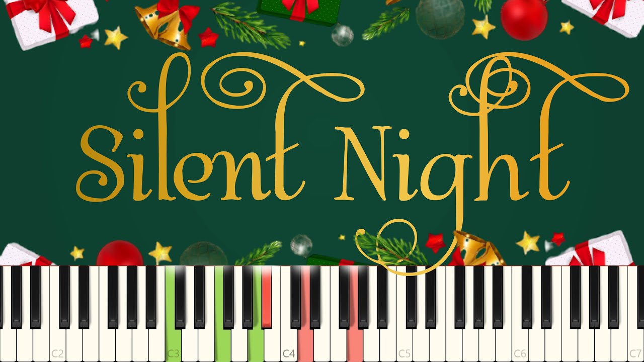 Silent Night - Christmas Song | Easy Piano Tutorial - YouTube