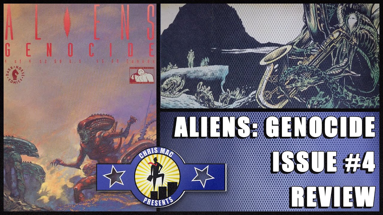 Aliens Genocide 4 Dark Horse Comics 1992 Xenomorph Review - YouTube