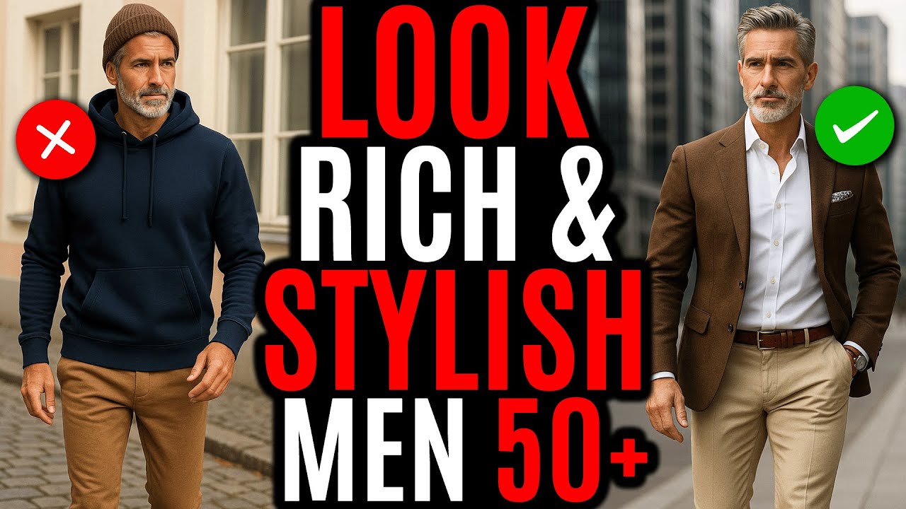15 Simple Upgrades to Dress like a RICH MAN - Men 50+ - YouTube