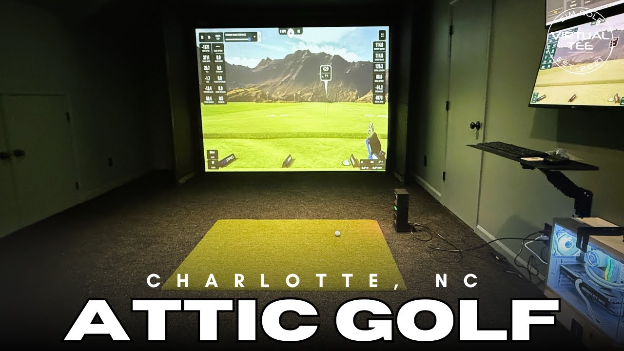 Secret Attic Golf Simulator | Virtual Tee Installation – Charlotte, NC ...