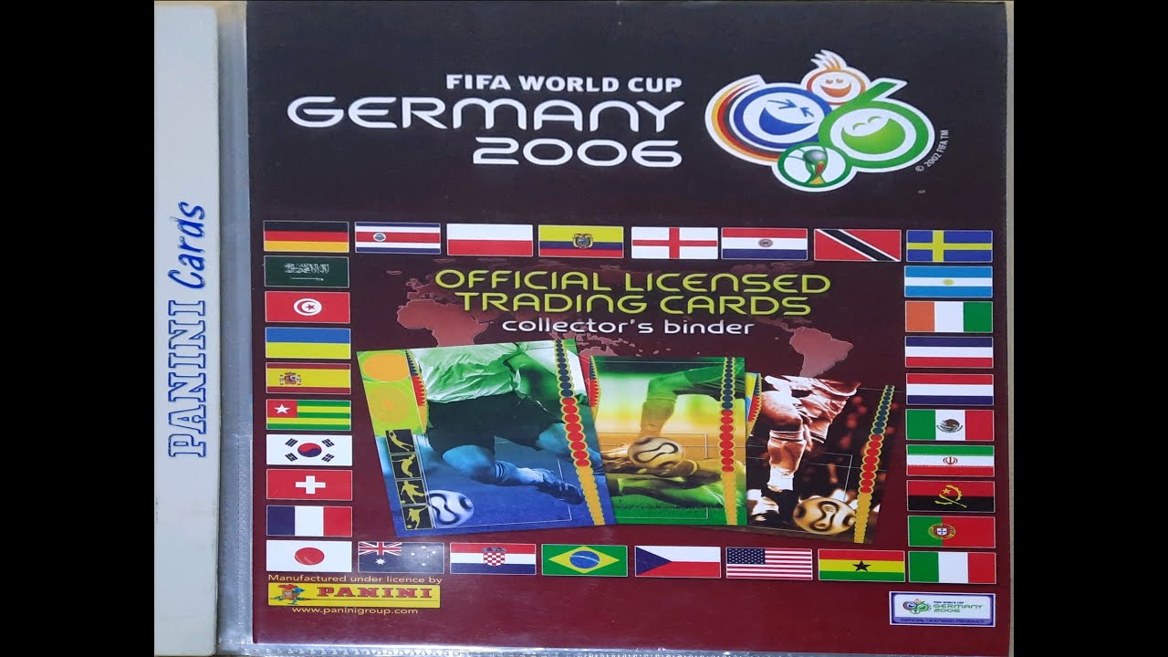 Panini COMPLETE FIFA World cup 2006 card album review. - YouTube