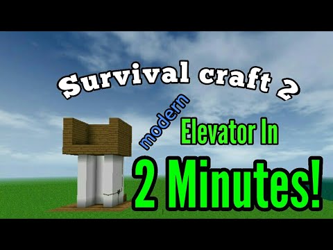 Elevator/lift in Survival Craft 2 | Tutorial | most easy way - YouTube