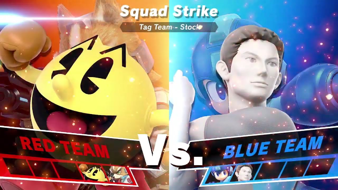 Super Smash Bros. Ultimate - Squad Strike #77 Team Cloud VS Team Ryu ...