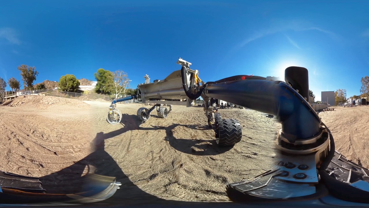 Test Ride The Mars Rover In 360 Video - YouTube