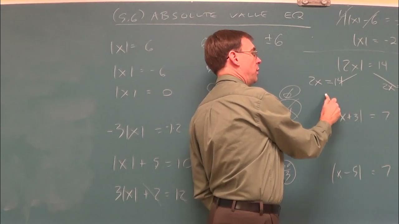 Algebra 1 Video, 5.6 - YouTube