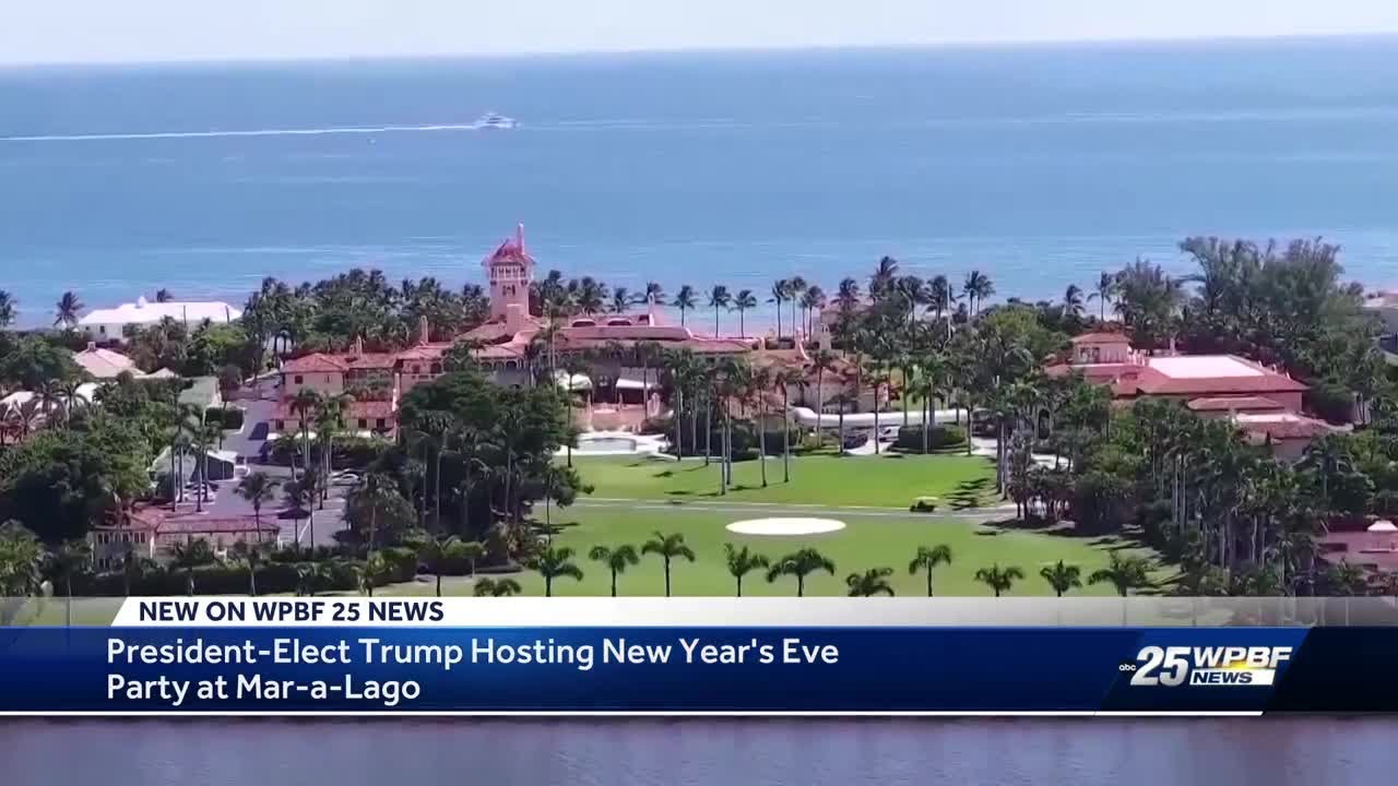 Donald Trump to ring in new year at huge Mar-a-Lago bash - YouTube