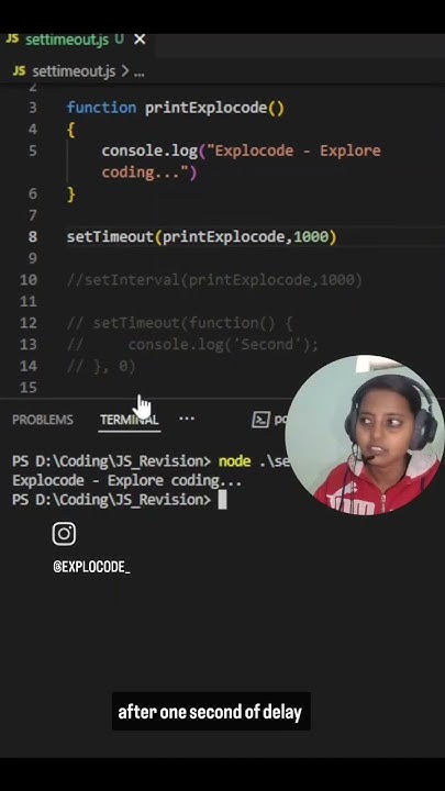 SettimeOut vs setinterval interview question #coding #javascript #basic ...