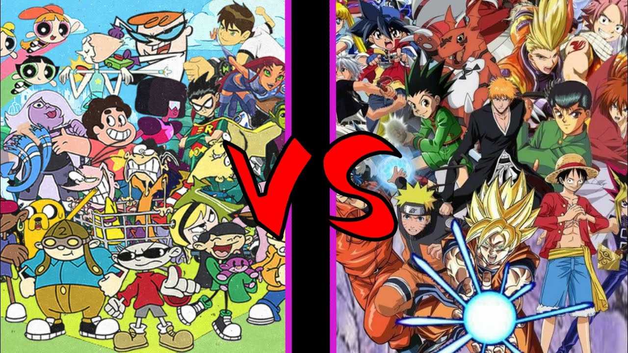 Anime vs Cartoons | Who Would Win on Twitter - YouTube