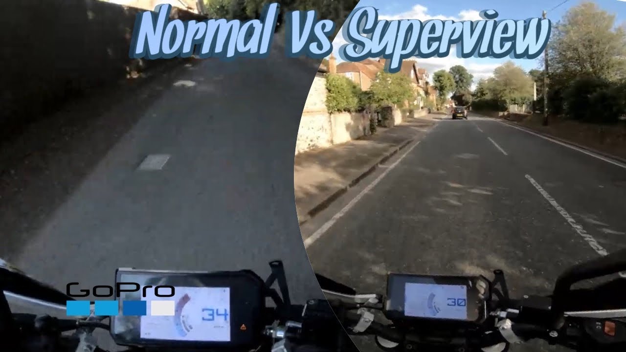 GOPRO NORMAL VS SUPERVIEW & NEW HELMET SETUP! - YouTube