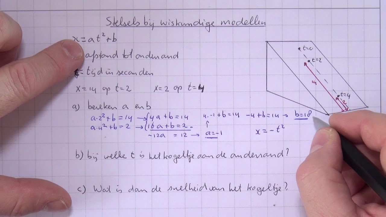 HAVO5wisB_1_ H11_2 Stelsels bij wiskundige modellen - YouTube