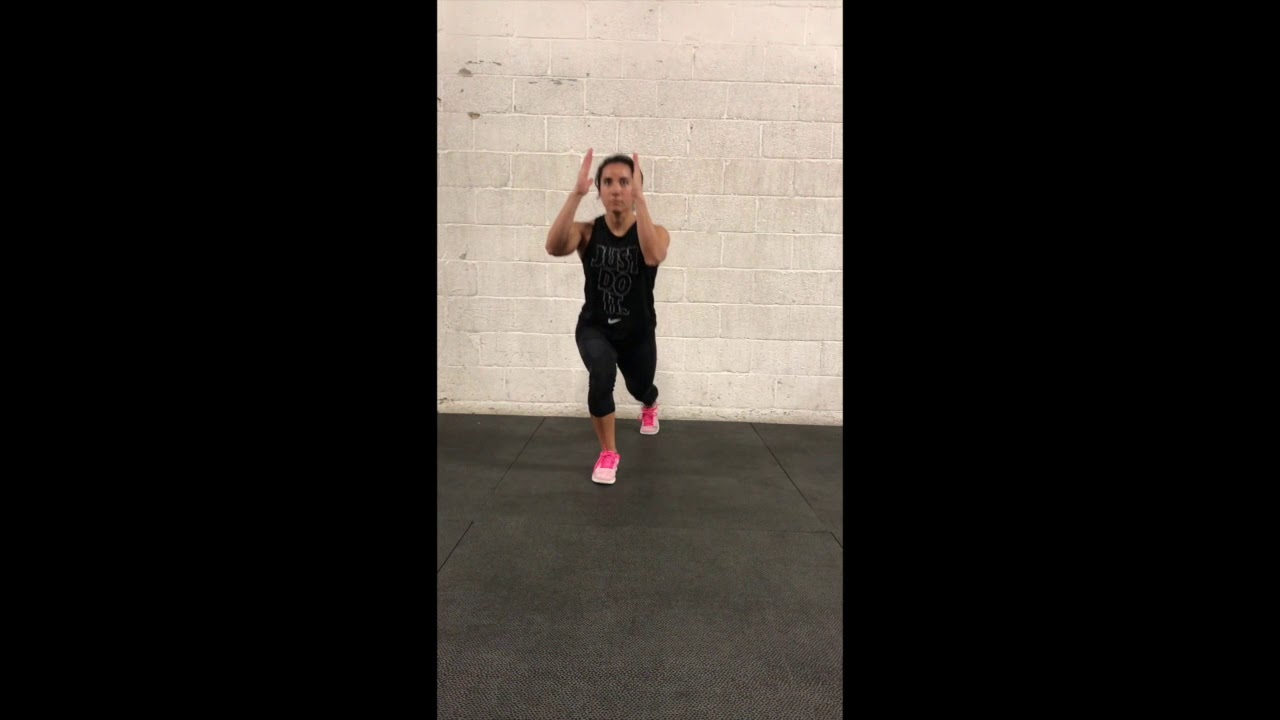 Single leg step back w/knee raise - YouTube