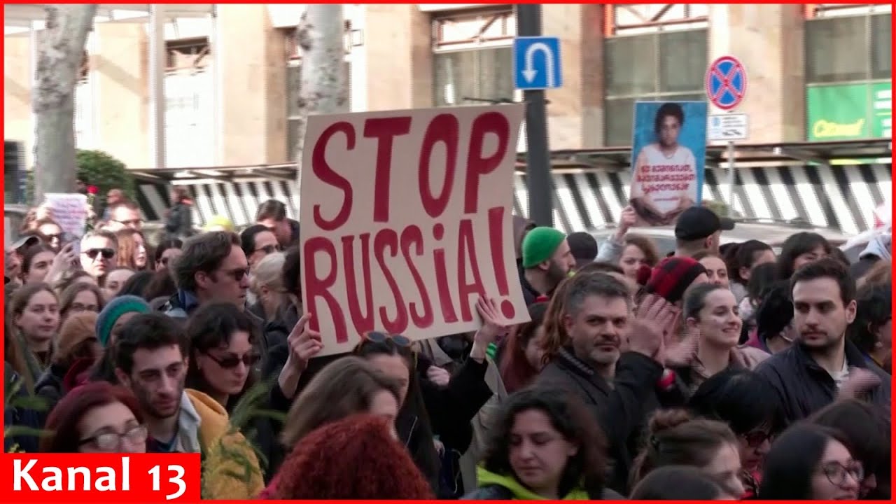 “Down with Russia” - thousands protesting in Georgia to say “No to ...