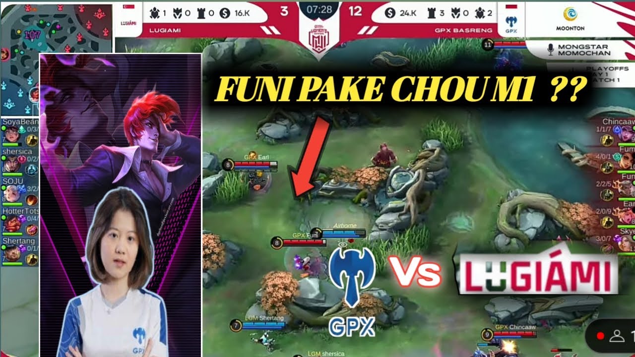 Funi pake chau menggila di Women's Invitational - mobile legends - YouTube