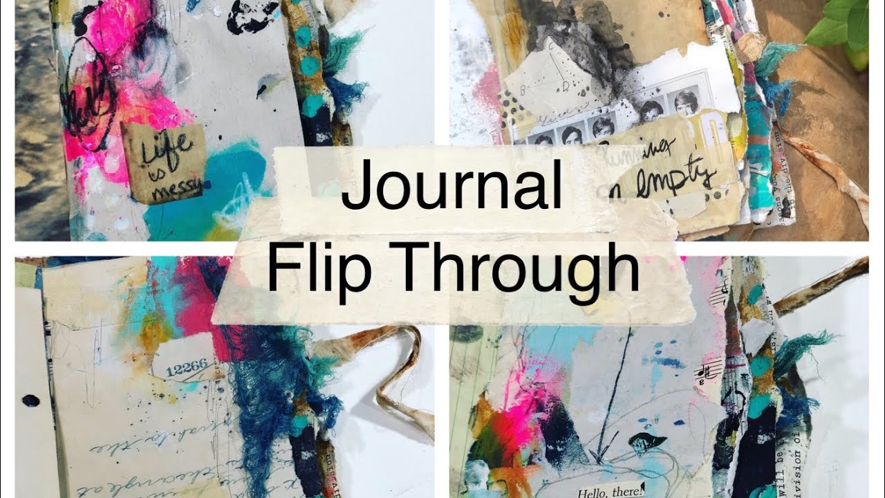 Handmade Journal Flip Through - YouTube