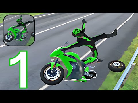 Moto Crash Simulator Accident - Gameplay Walkthrough, Mountain Map ...