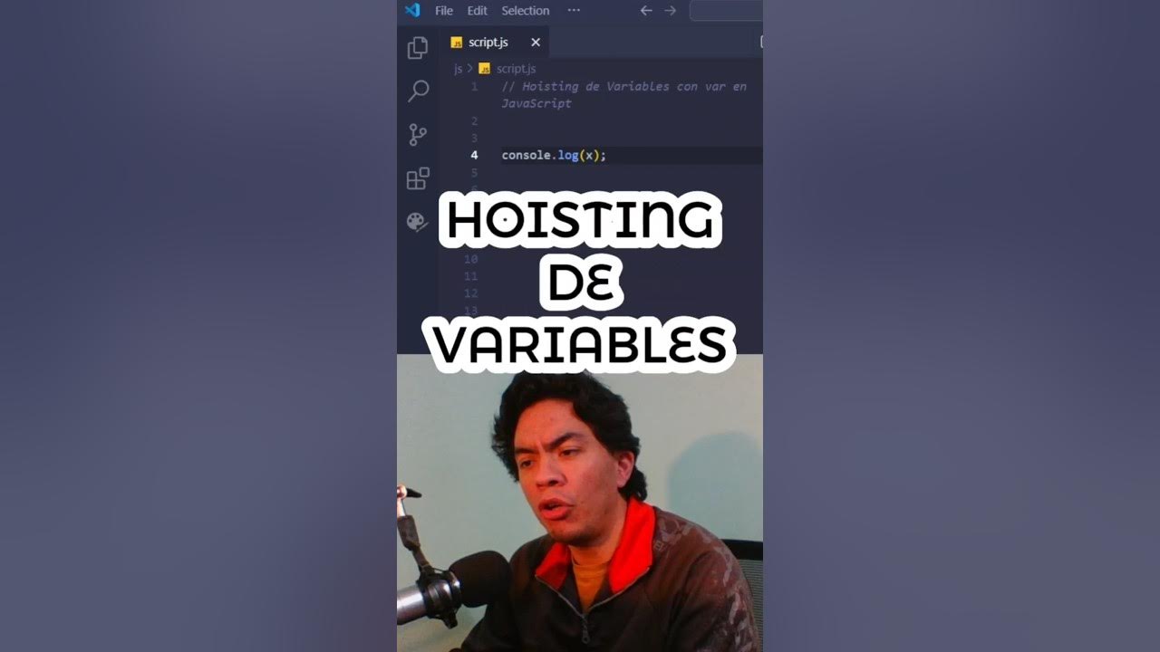 HOISTING de VARIABLES de JavaScript #profelauta #desarrolloweb #javascript #variables - YouTube