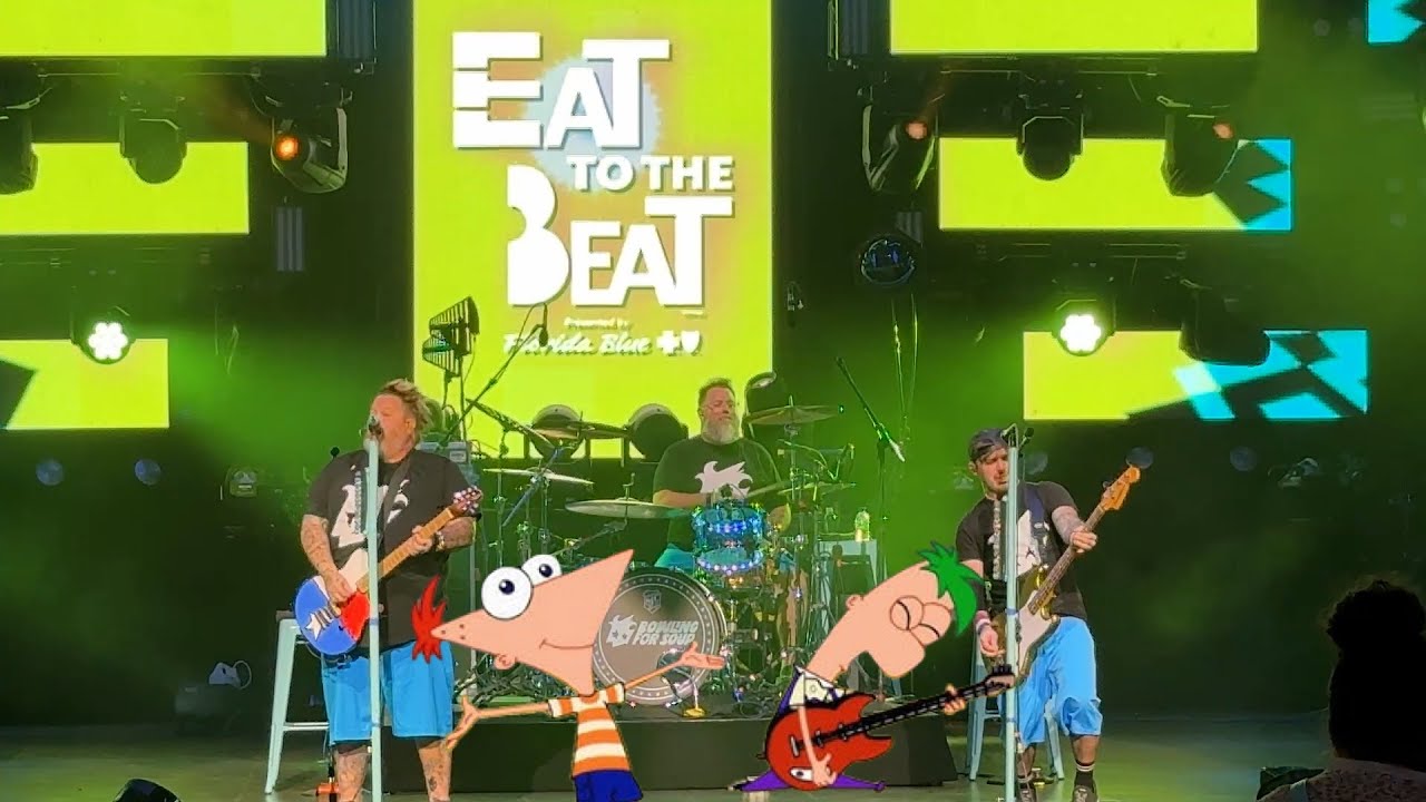 Bowling for Soup Performs the "Phineas and Ferb" Theme LIVE | EPCOT Eat ...