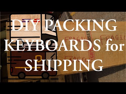 DIY Packing Keyboards for Shipping 4k - YouTube