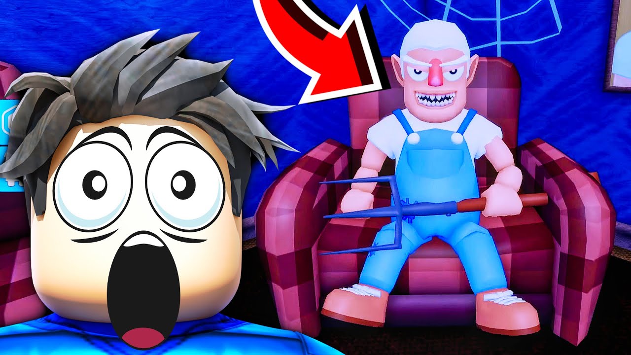 ROBLOX IN VIZITA la BUNICUL CEL RAU - YouTube