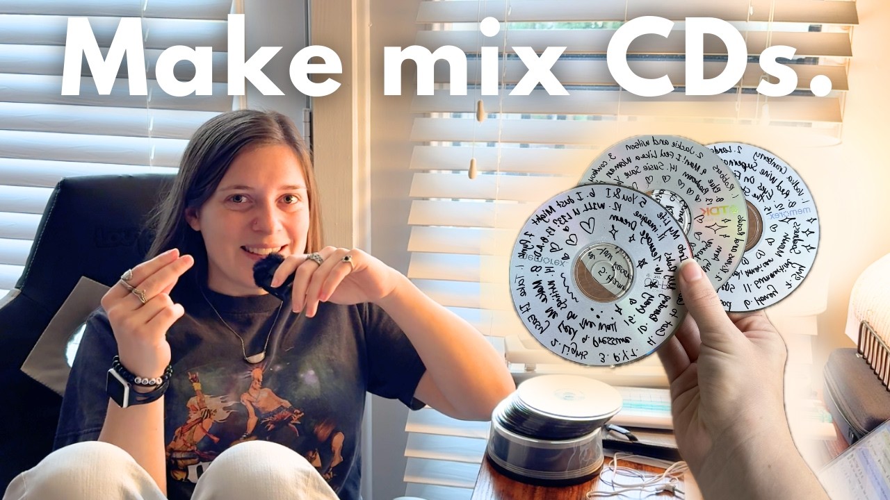 Making mix CDs for my friends instead of doomscrolling - YouTube
