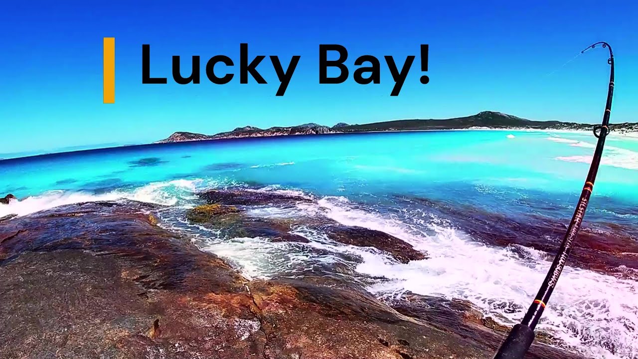 Fishing at Lucky Bay, Esperance, W.A. - YouTube