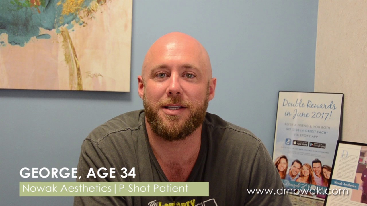 P Shot Testimonial with George at Nowak Aesthetics - YouTube
