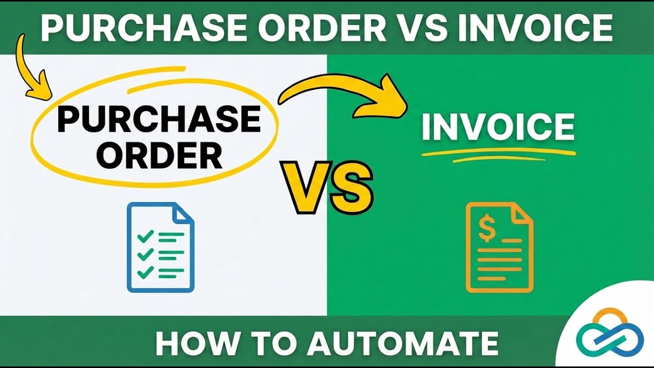 Purchase Order vs. Invoice: What’s the Difference? (& How to Automate It) - YouTube