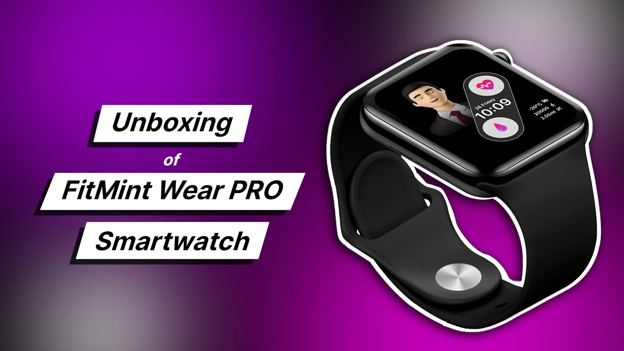 Unboxing of FitMint Wear PRO, world's first Blockchain Smartwatch - YouTube