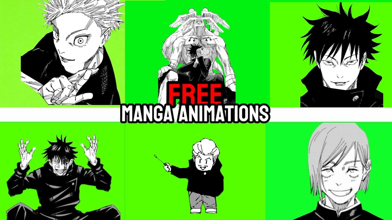 Free jjk manga animations(the download will be in the description ...