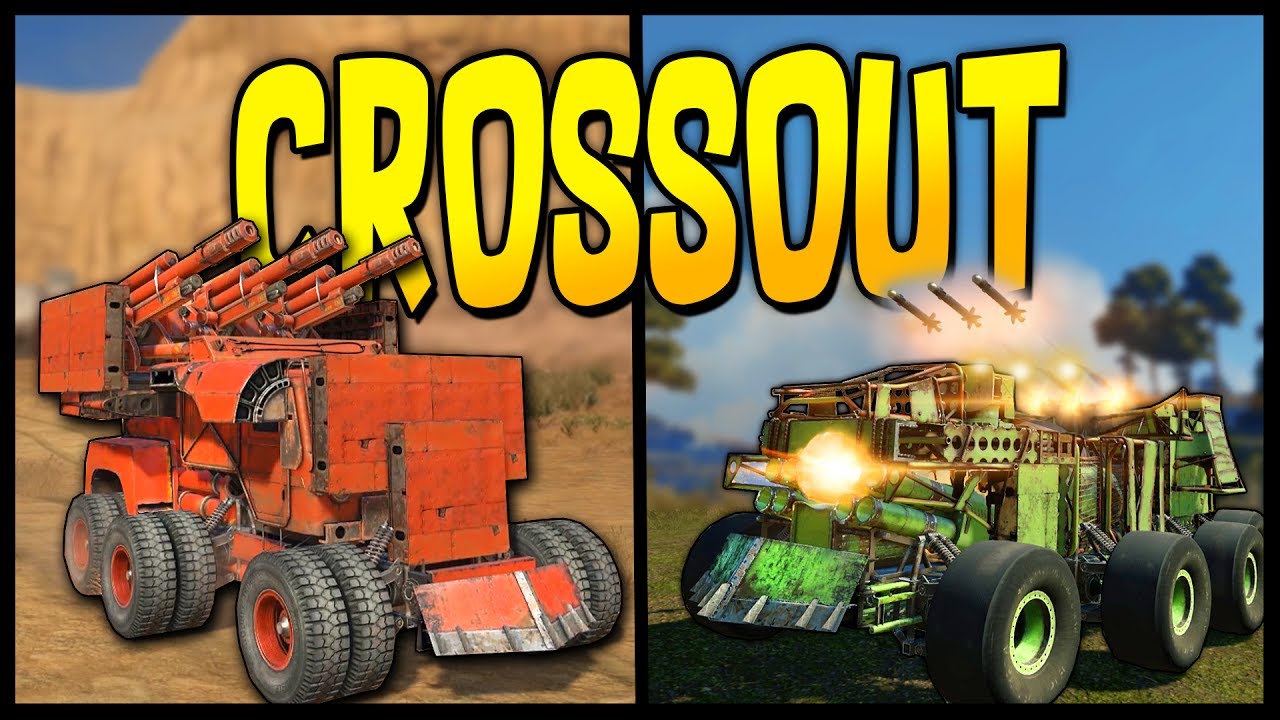 Crossout - INSANE! SO MANY MISSILES! Triple 88mm & Triple Pyre ...
