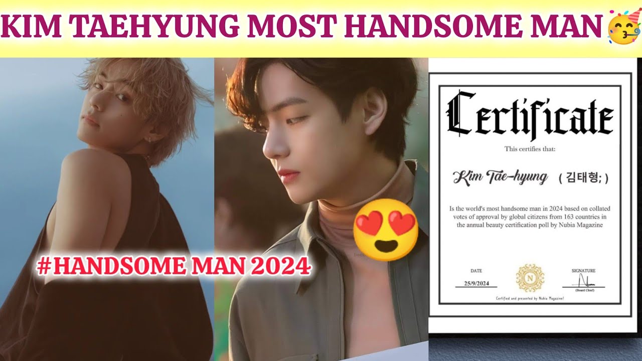 MOST HANDSOME MAN IN THE WORLD- KIM TAEHYUNG 👑🥰#kimtaehyung #handsome ...