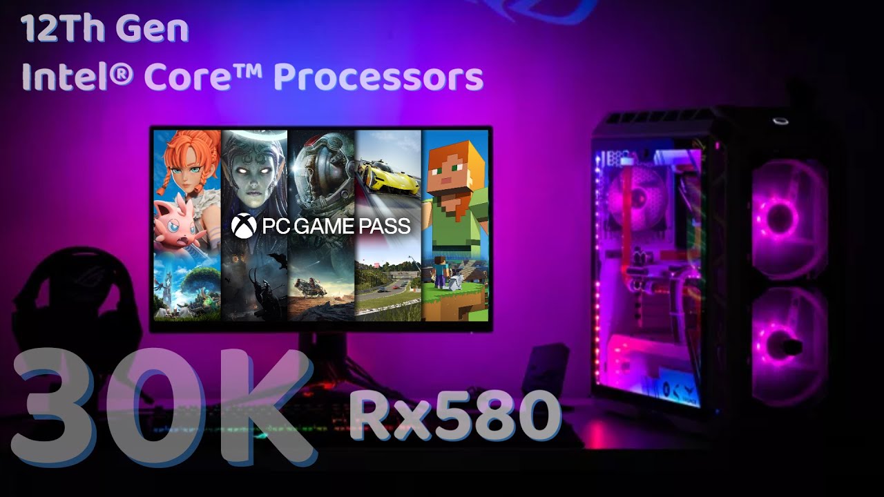 Gaming PC Build with Intel 12Th Gen and AMD Rx580 in 2025 Under 30,000 ...