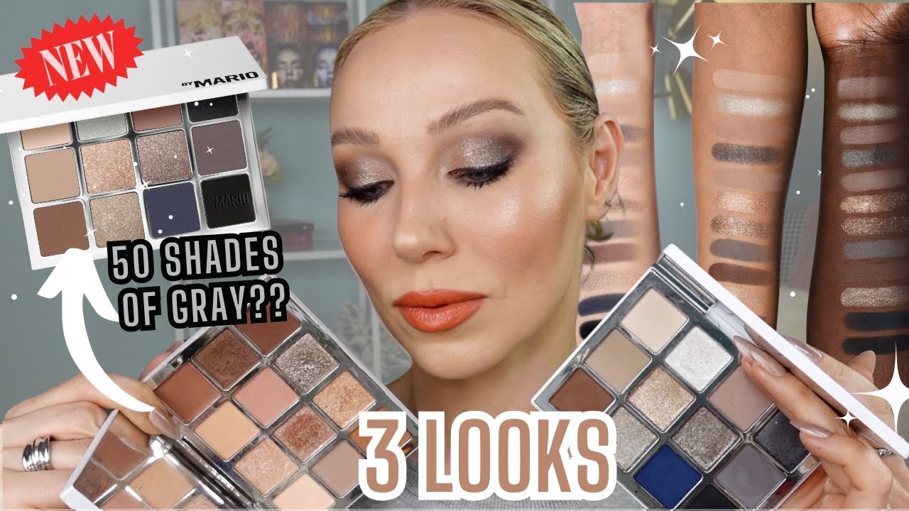 NEW MAKEUP by MARIO ETHEREAL EYES Moonlight palette 3 LOOKS - YouTube