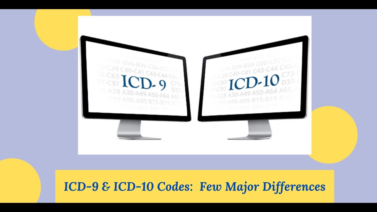 ICD 9 ICD 10 Codes Few Major Differences Royal Medical
