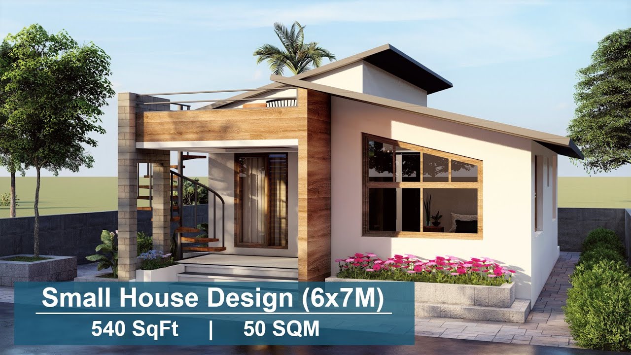 Small House Design Ideas (6x7 Meters) - YouTube