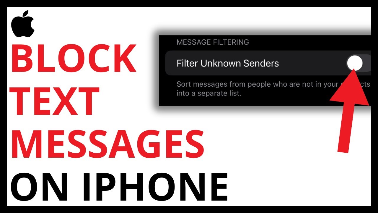 How to Block Text Messages on iPhone [QUICK GUIDE] - YouTube
