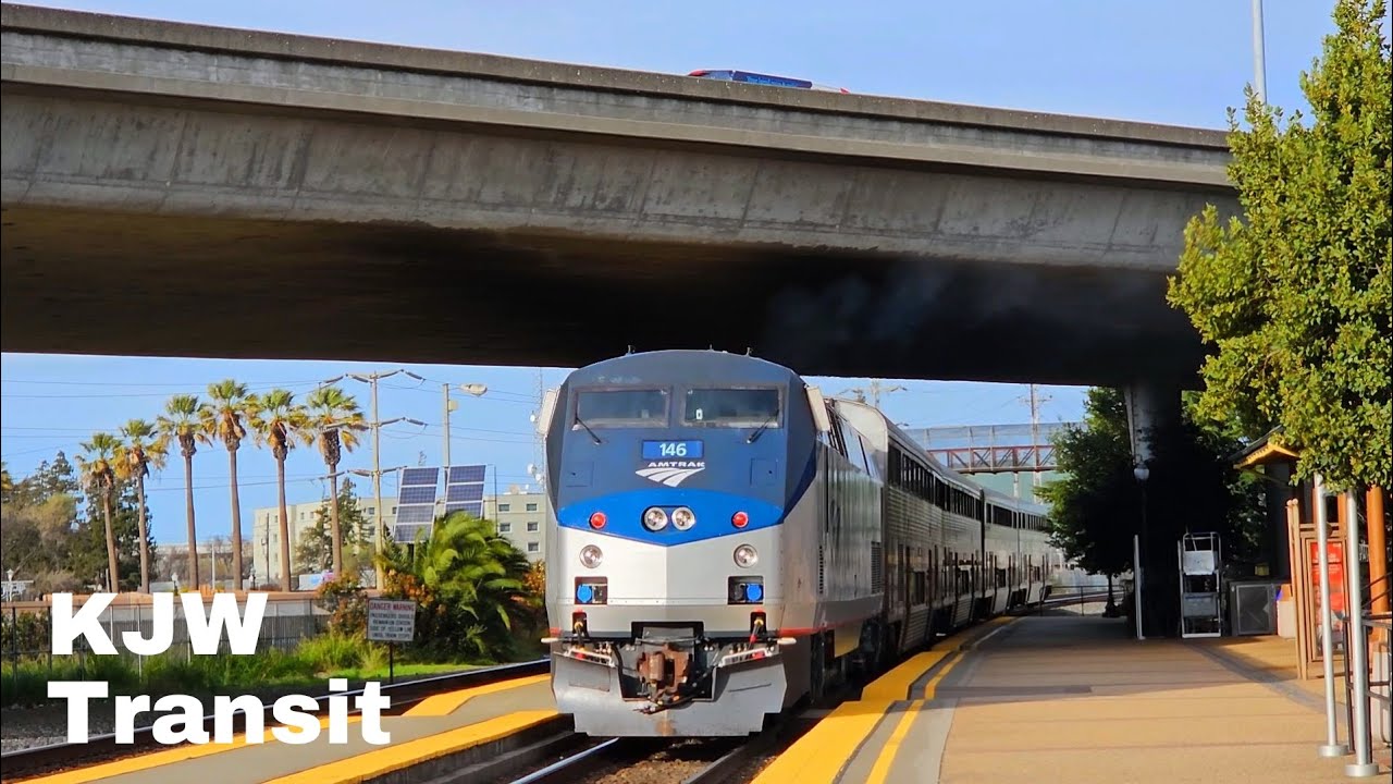 Amtrak P42DC locomtives return to Capitol Corridor! 3/5/25 - YouTube